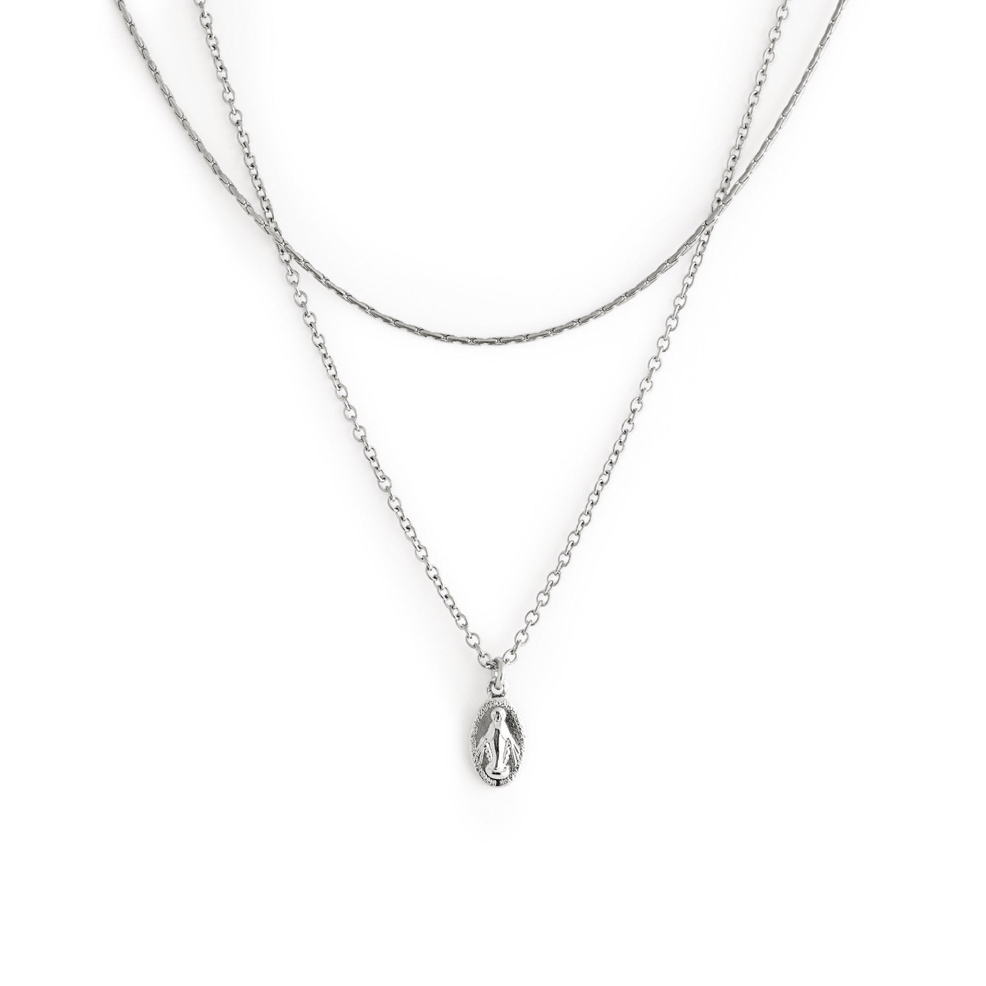 Saint Necklace - Silver – Twenty Compass